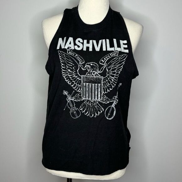 Madness Is | Tops | Madness Is Black Nashvillegraphic Tank Top | Poshmark